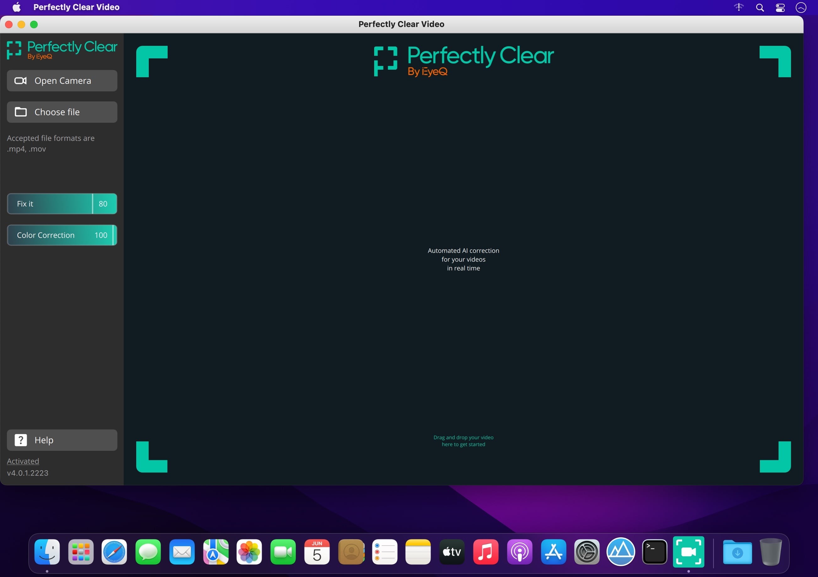 Perfectly Clear Video For Mac v4.6.1.2701 自动Ai视频增强编辑软件 - 苹果系统之家