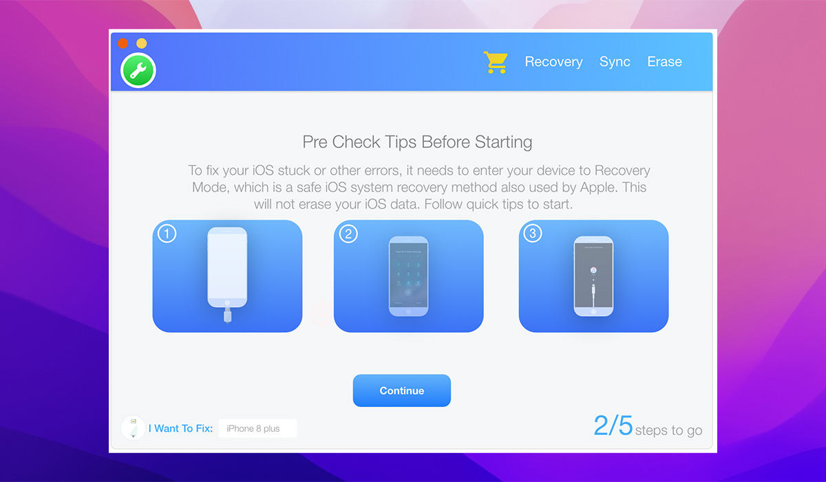 Fix My iPhone For Mac v2.5.5 iPhone 修复刷机工具 - 苹果系统之家