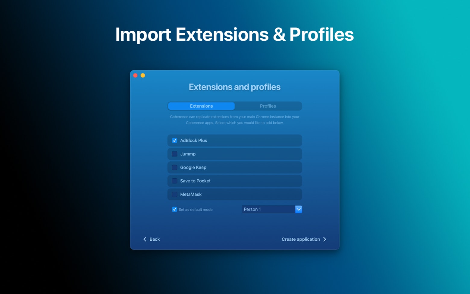 Coherence X For Mac v4.4 把网站转换成桌面APP - 苹果系统之家