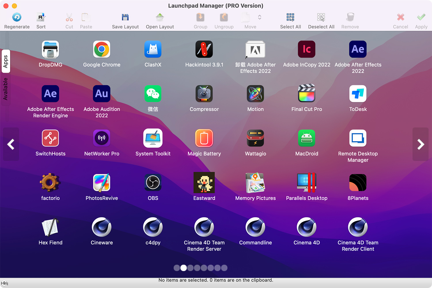 Launchpad Manager Pro For Mac v1.0.14 Launchpad启动台图标管理工具 - 苹果系统之家
