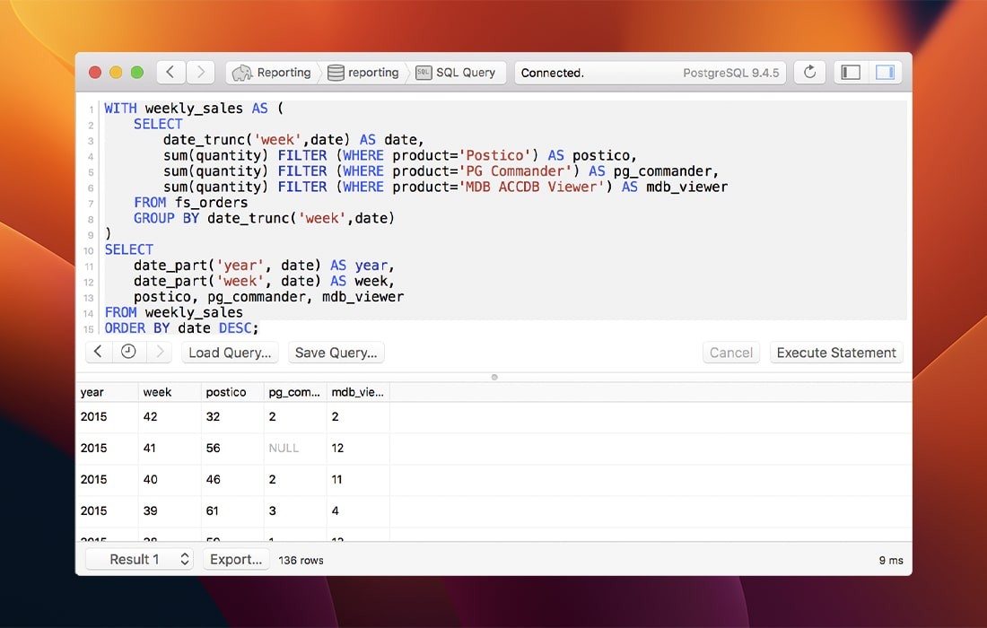 Postico 2 For Mac v2.0.3(9626)Dev数据管理分析软件 - 苹果系统之家