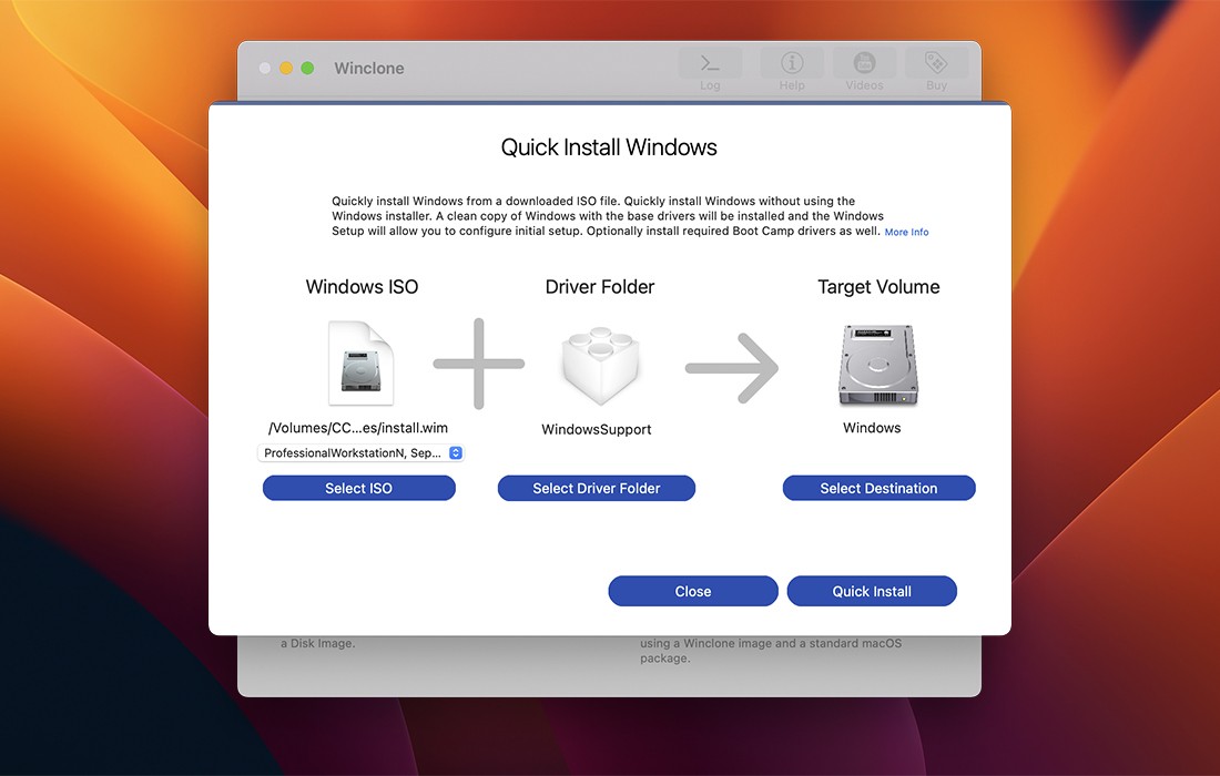 Winclone Pro For Mac v10.5 Boot Camp 克隆软件 - 苹果系统之家