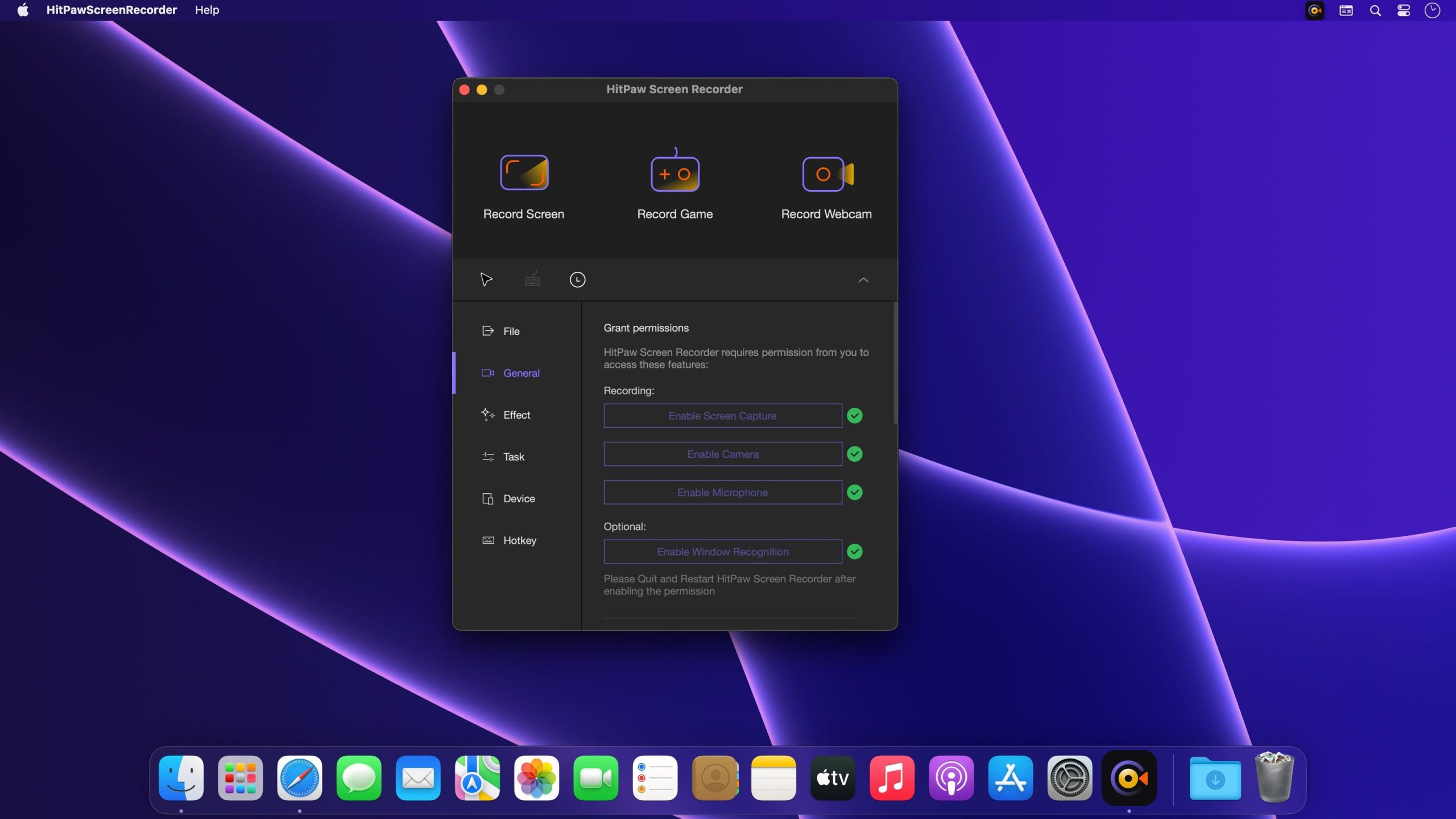 HitPaw Screen Recorder For Mac v1.0.4 屏幕录像工具中文版 - 苹果系统之家
