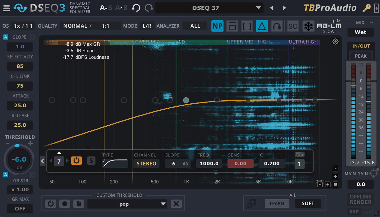 TBProAudio DSEQ3 For Mac v3.9.9 音乐插件 - 苹果系统之家