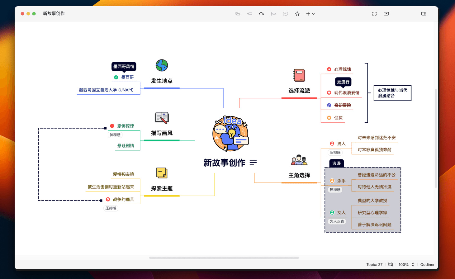 Xmind Pro 2023 For Mac v24.01.04392 Beta 思维导图与头脑风暴 - 苹果系统之家