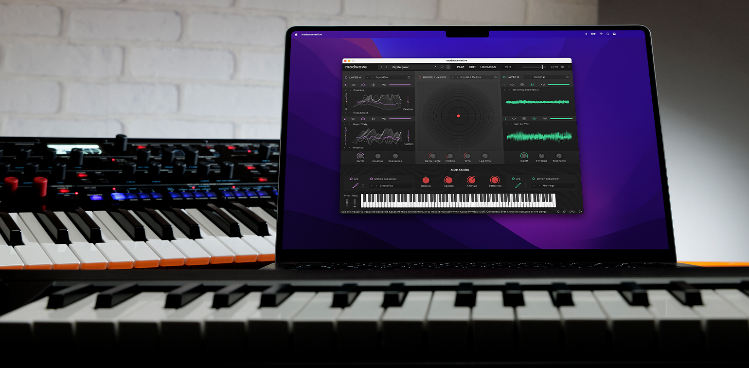 KORG Software Modwave Native For Mac v1.2.8 音乐插件 - 苹果系统之家