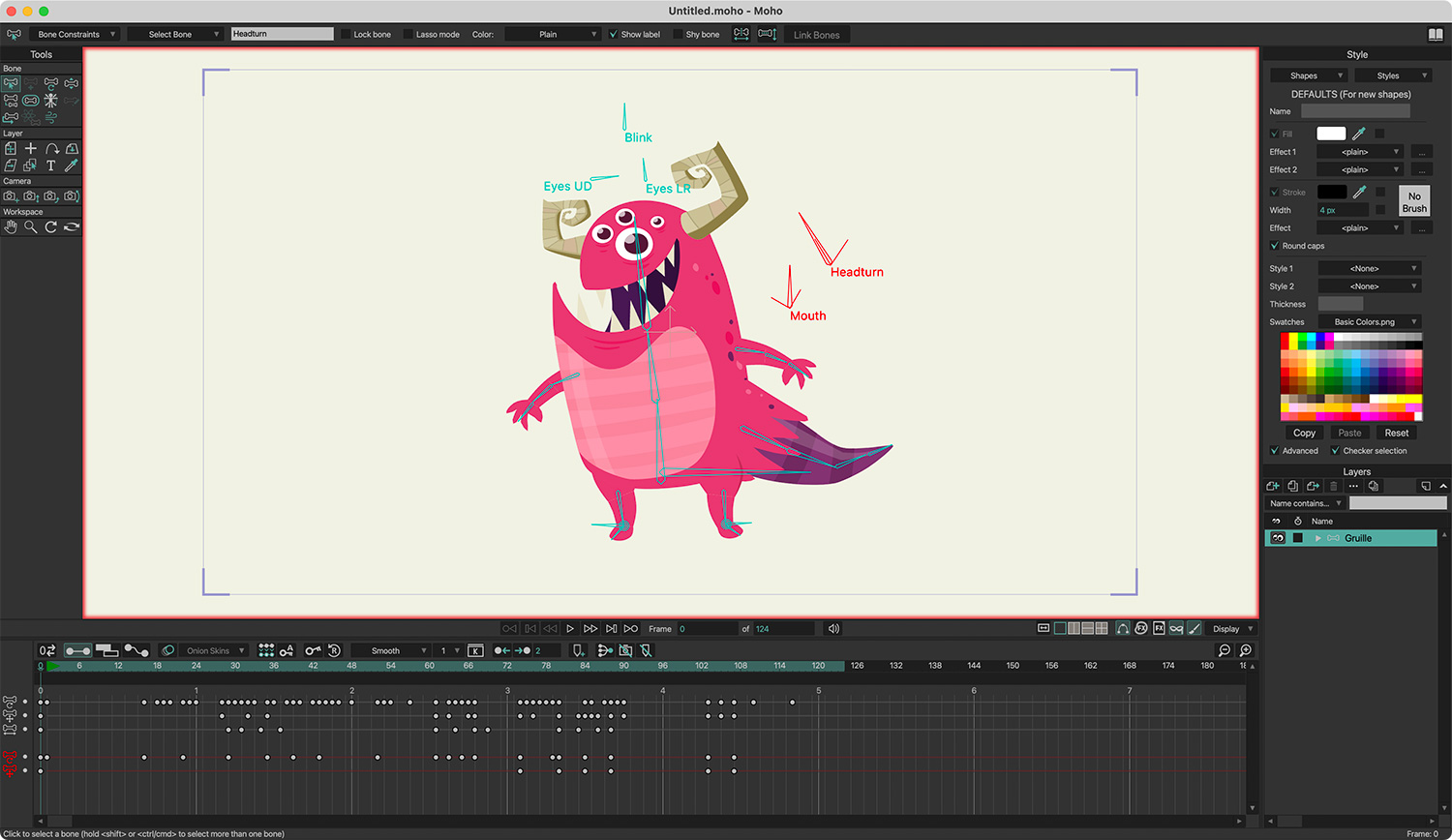 Moho Pro For Mac v14.4.0 2D动画设计软件 - 苹果系统之家